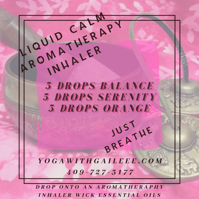 Essential Oils – Yoga / Chair Tai Chi with Gail